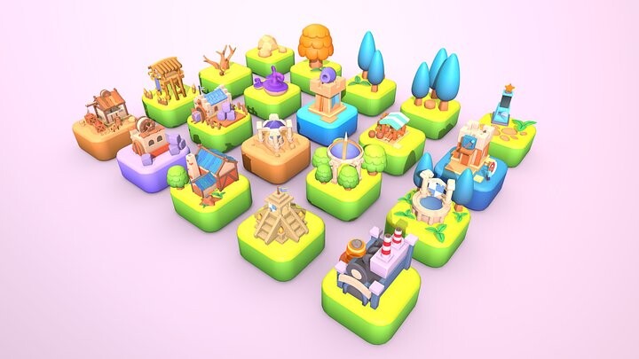 ArtStation - Stylized Toon Game Assets