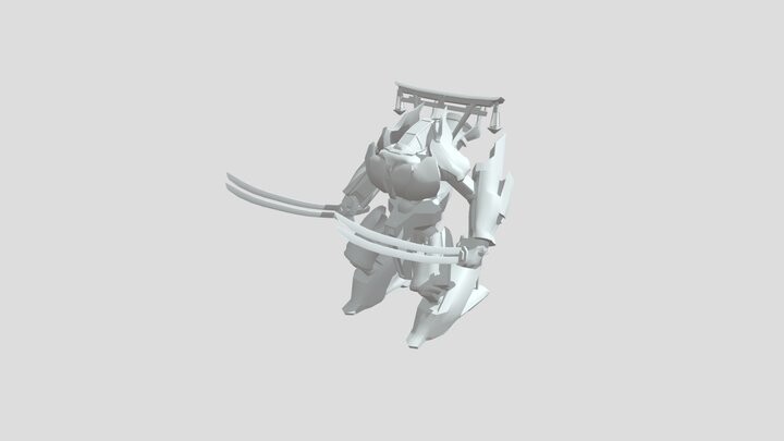 ArtStation - 3D Vehicle Design Practice | Samurai Mech