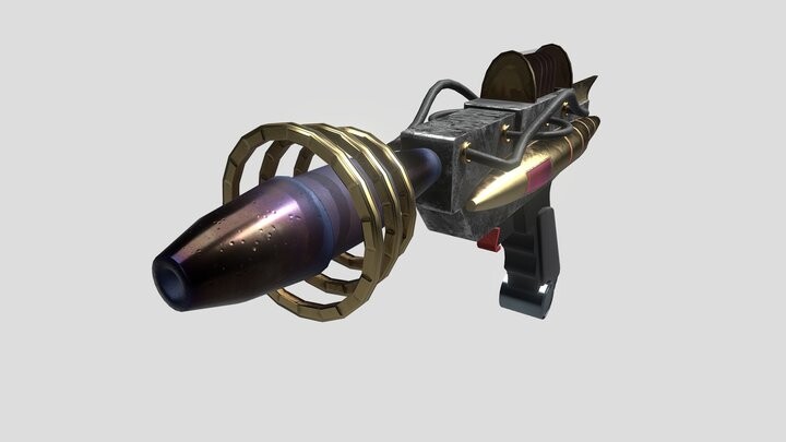 ArtStation - Custom Space Zapper Gun