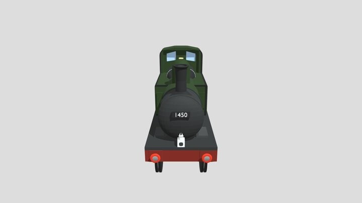 ArtStation - Low poly train