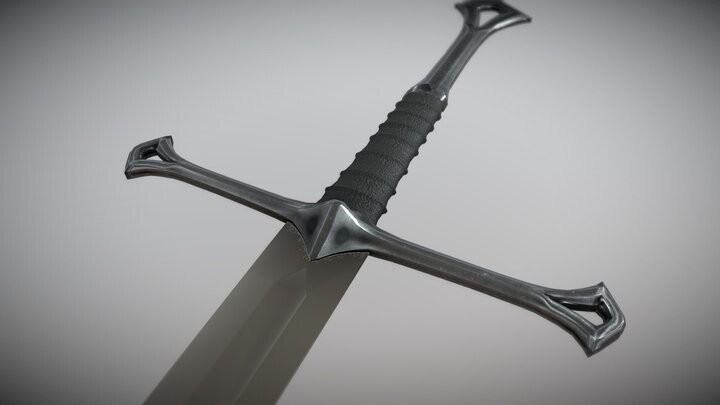ArtStation - ANDÚRIL - THE LORD OF THE RINGS SWORD