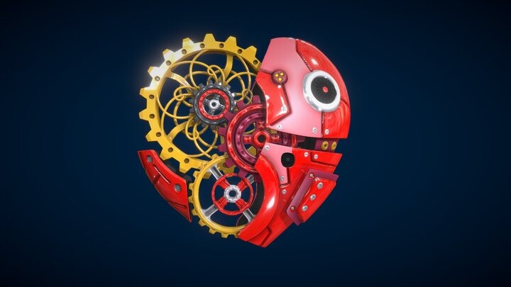 ArtStation - Mecha Heart - Animated