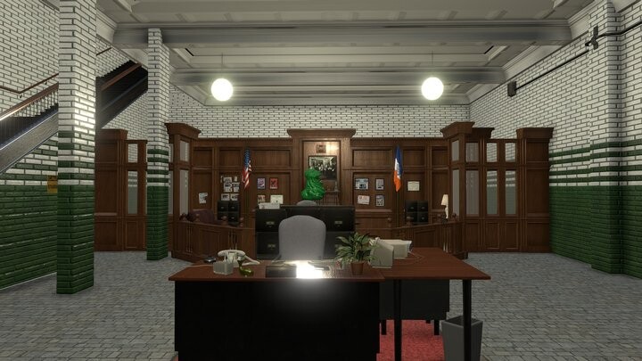 ArtStation - Ghostbusters Firehouse Interior