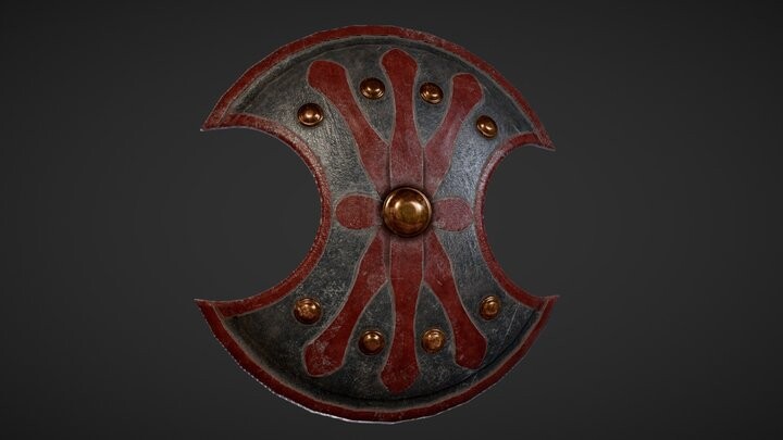 ArtStation - Trojan Leather Shield