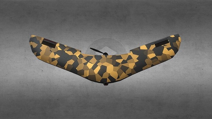 ArtStation - Drone UAV wing desert camo
