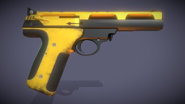 ArtStation - Low Caliber Pistol Yellow