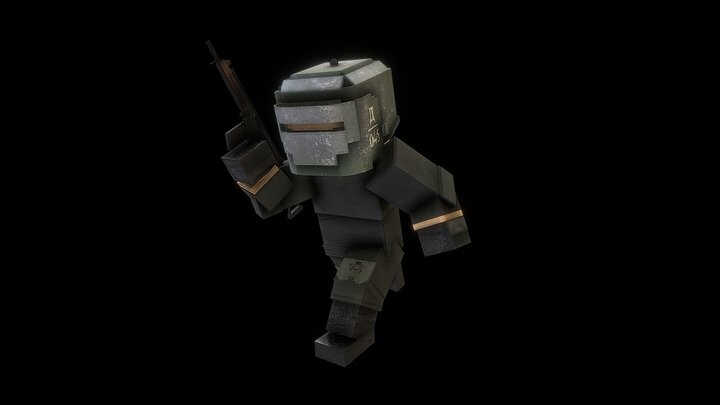 ArtStation - Low poly Player Animation - Full Action