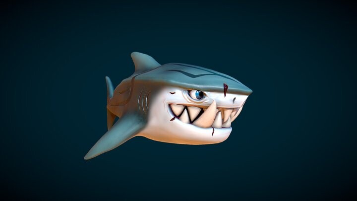 ArtStation - Cartoon Shark