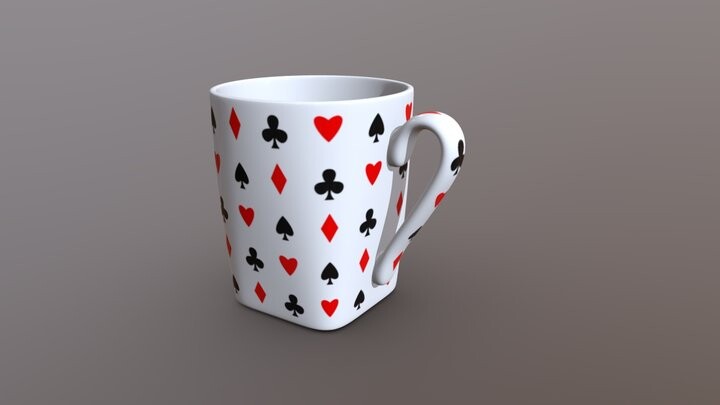 ArtStation - Cup with a pattern