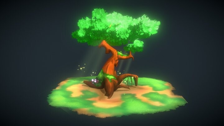 ArtStation - Mystical Grand Oak Tree