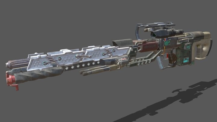ArtStation - Manticore Sniper Rifle