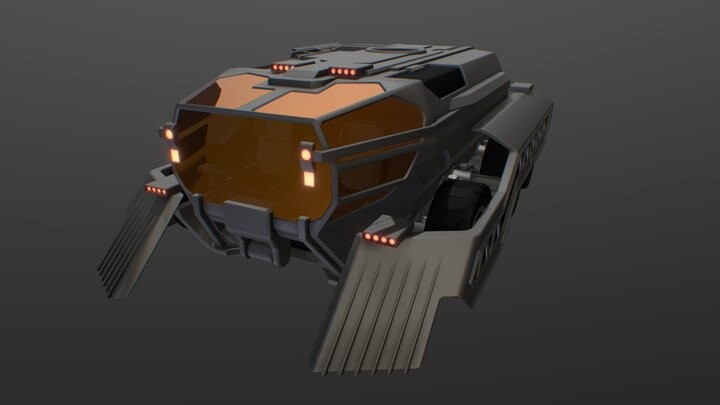 ArtStation - Rover Tank