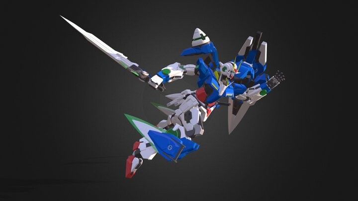 ArtStation - 00 Seven Sword Gundam