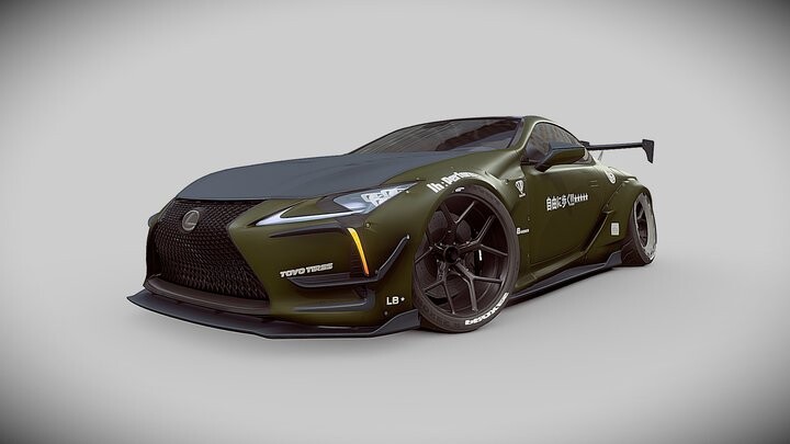 ArtStation - Lexus LC500 LibertyWalk