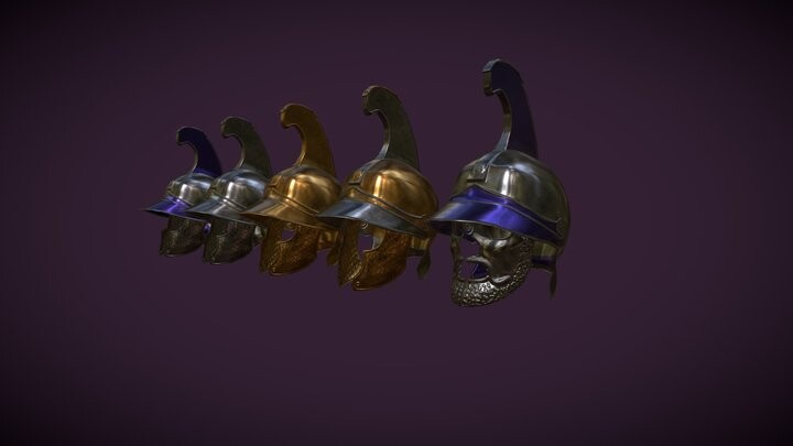 ArtStation - Seleucid-Phrygian Helmets
