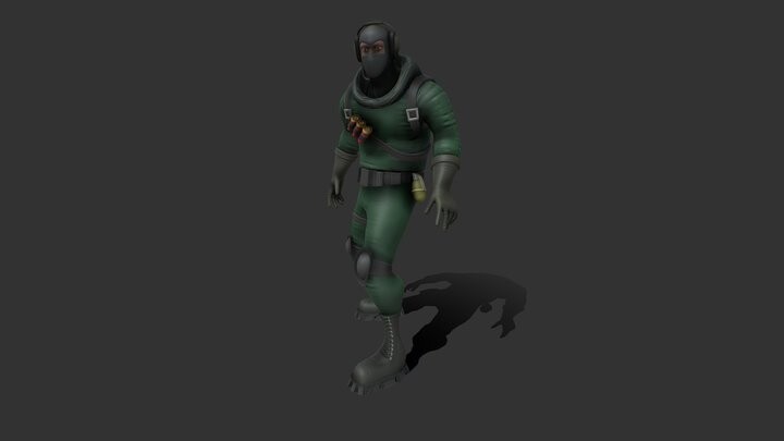 ArtStation - Soldier (Idle)