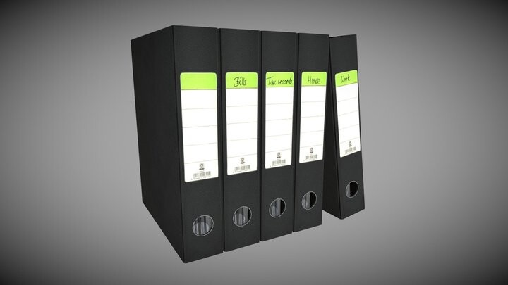 ArtStation - Lowpoly folders