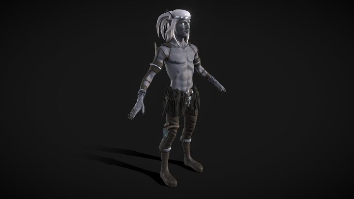 ArtStation - Dark Elf wip