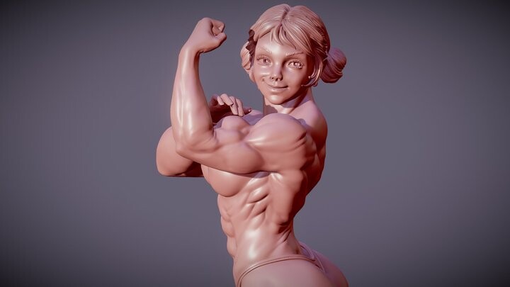 ArtStation - My old 3d printable order Katty