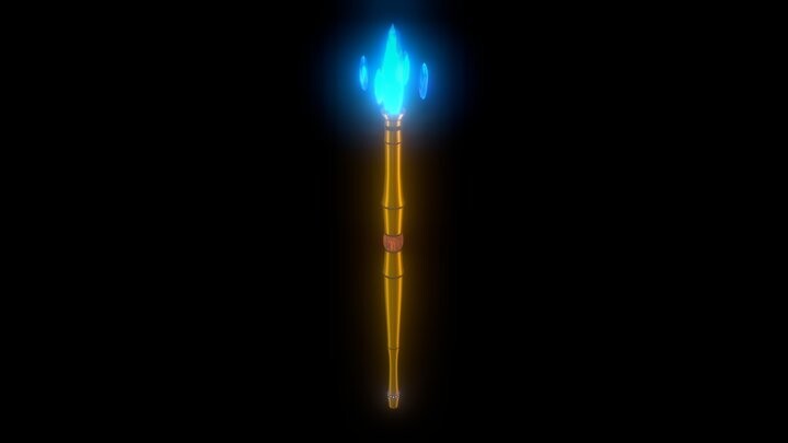 ArtStation - Animated magic staff