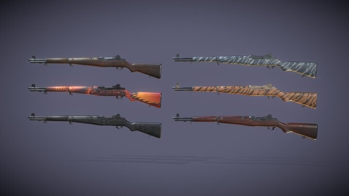ArtStation - Allies Rifle (WWII Weapons)