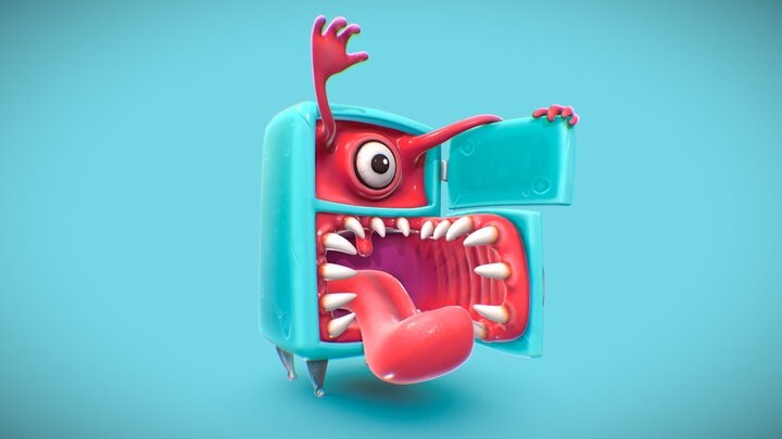 ArtStation - Evil Fridge