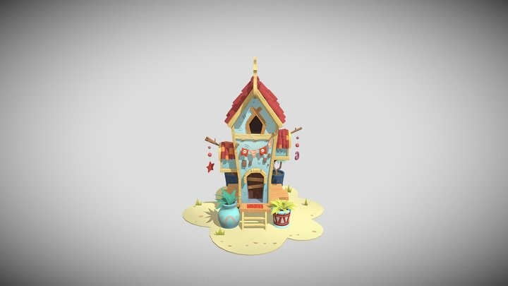 ArtStation - FIrst 3d (Shack)