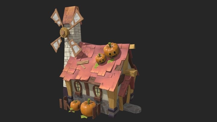 ArtStation - Cartoon house