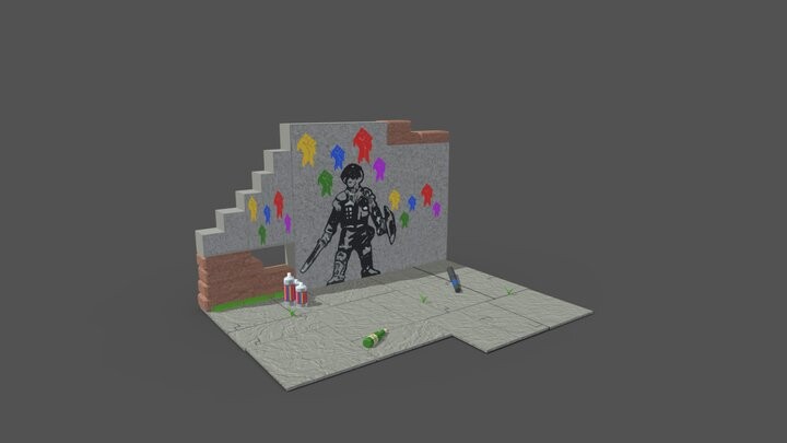 ArtStation - FMP Graffiti Wall