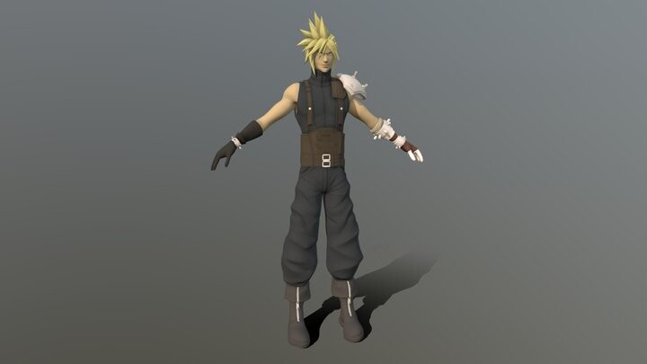 ArtStation - Cloud Strife Stylized