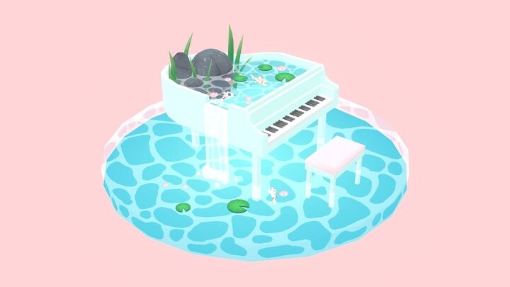 ArtStation - Water Piano