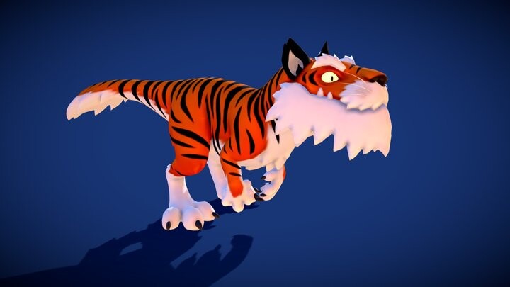 ArtStation - Tiger Rex model & animations