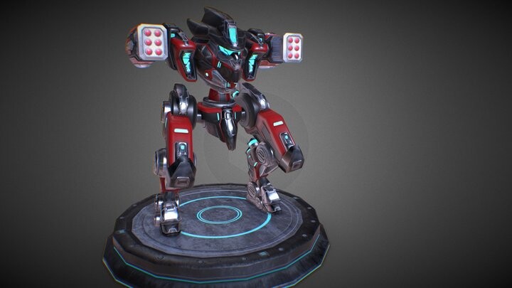 ArtStation - Mech arena fan art "Shogun"
