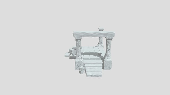 ArtStation - Stone Temple Platform