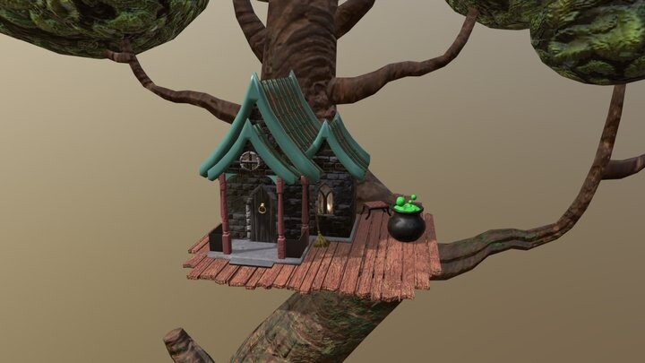 ArtStation - Witch Hut
