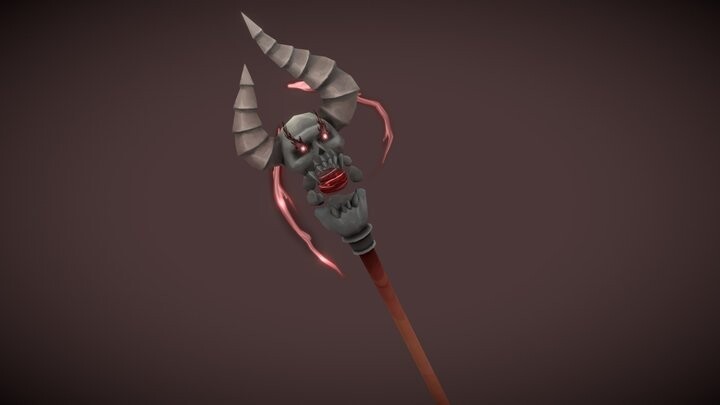 ArtStation - Hand Painted Magic Staff