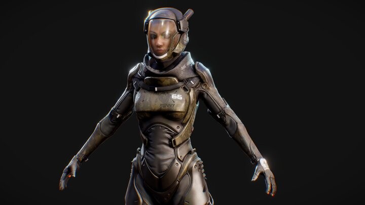 ArtStation - Bunny Space Suit
