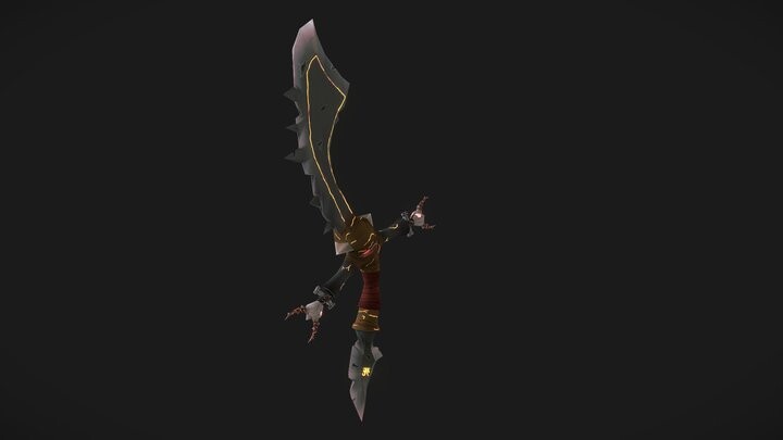 ArtStation - Skull Blade - WoW Weapon Design