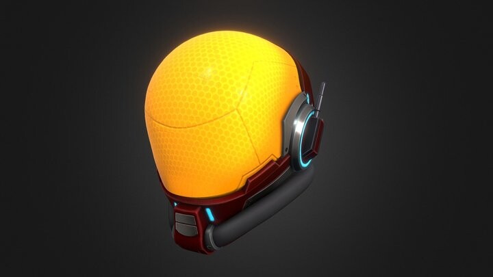 ArtStation - Sci-fi Space Helmet