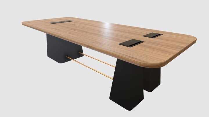 ArtStation - Industrial Furniture Design: Office/ Public Space Tables