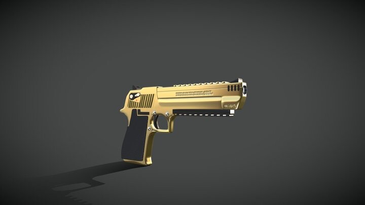 ArtStation - desert eagle gun