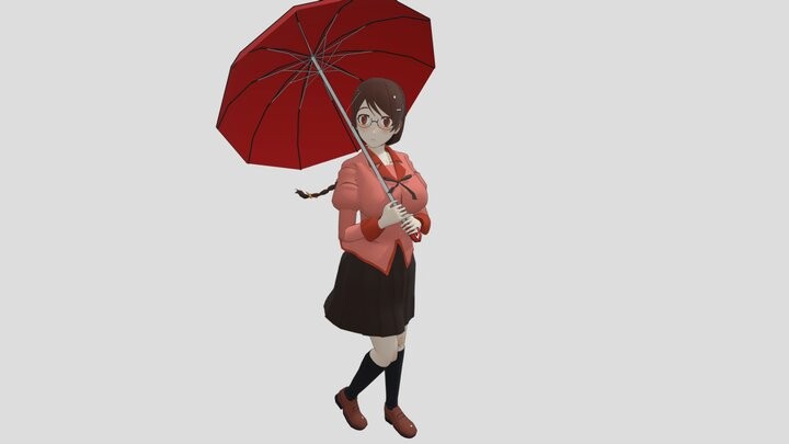 ArtStation - Hanekawa 3D model