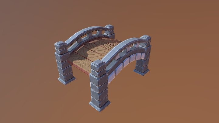 ArtStation - Stylized Bridge