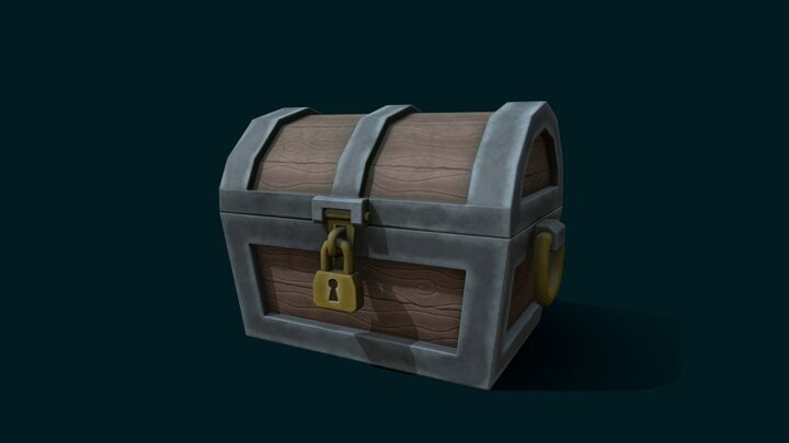 ArtStation - Hand Textured Chest