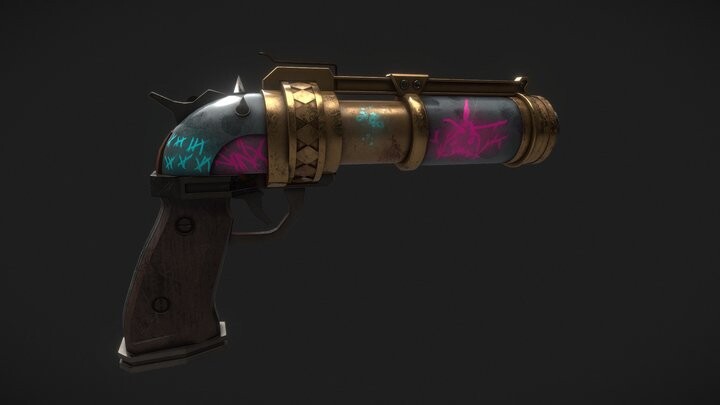 ArtStation - Arcane style revolver
