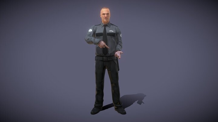 ArtStation - Security Guard 1