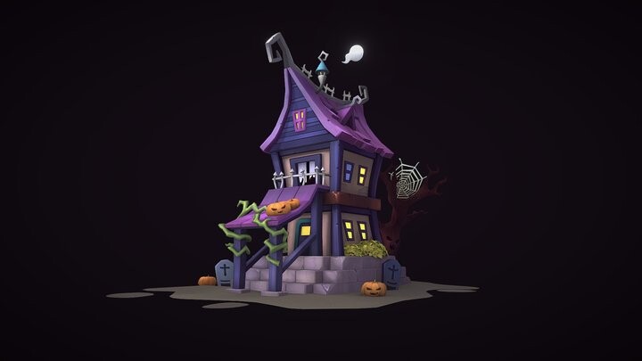 ArtStation - Halloween Witch's House