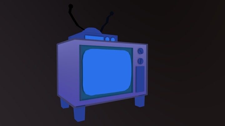 ArtStation - Simpsons Living Room TV