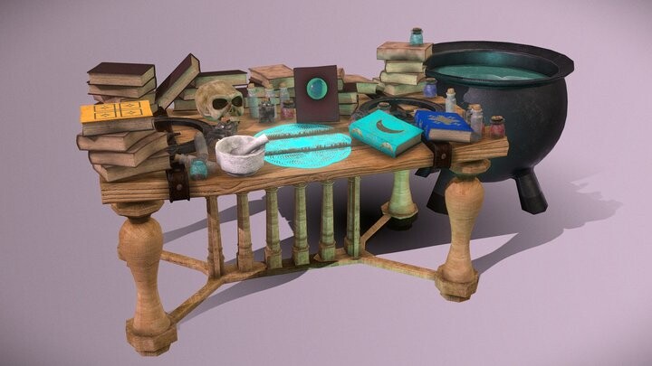 ArtStation - The All Wizards' Wizards Table