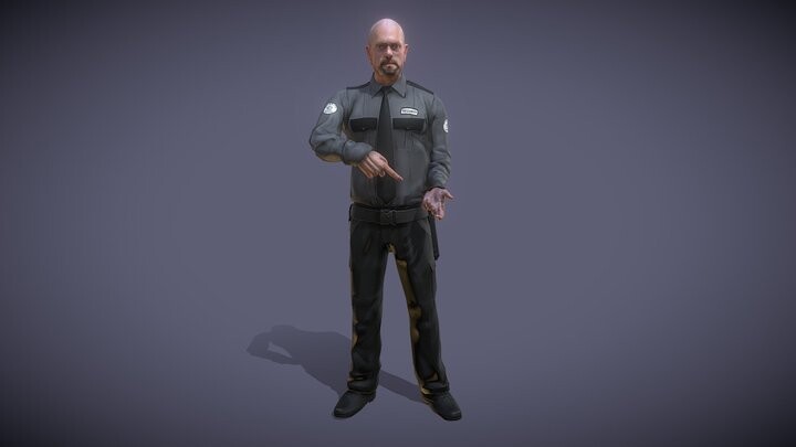 ArtStation - Security Guard 2